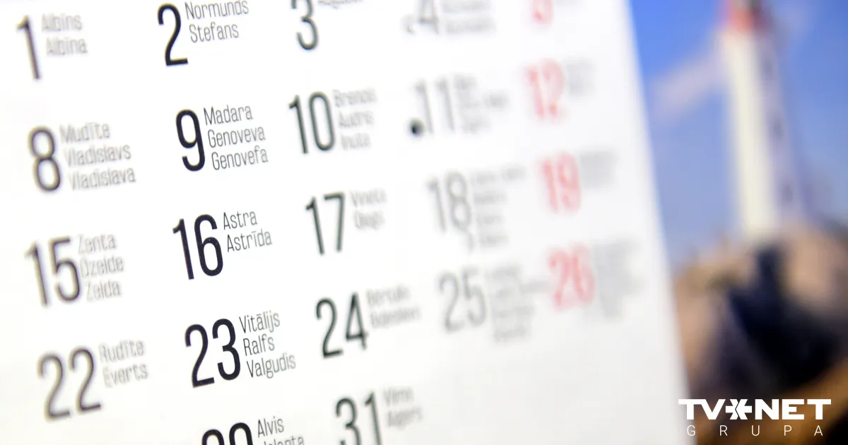 Kalendārs mainās – daudzi Latvijā populāri vārdi iegūst savu vārdadienu