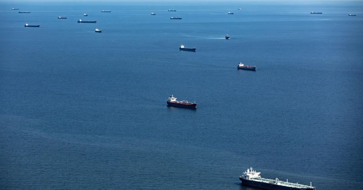 PHOTOS Large traffic jam of ships near Estonia’s coast