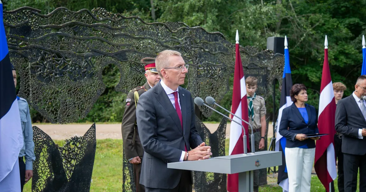 VIDEO Läti president Edgars Rinkēvičs Sakalale: meie ühist võitlust ...