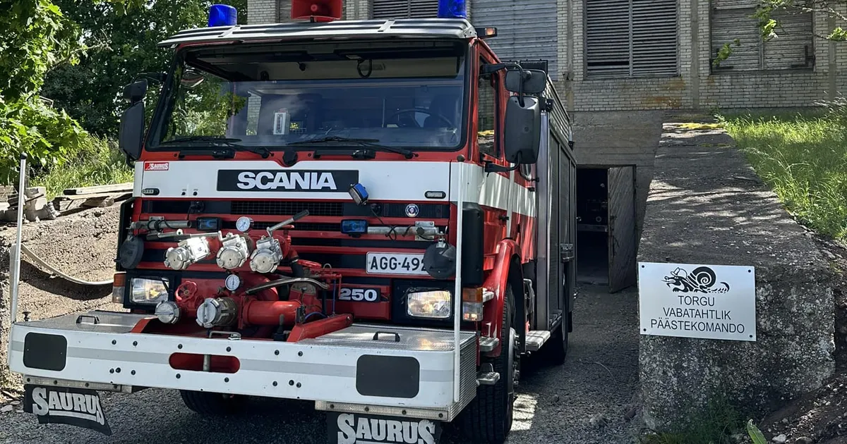 Torgu vabatahtlike päästjate päris oma päästeauto jõudis Soomest Sõrve