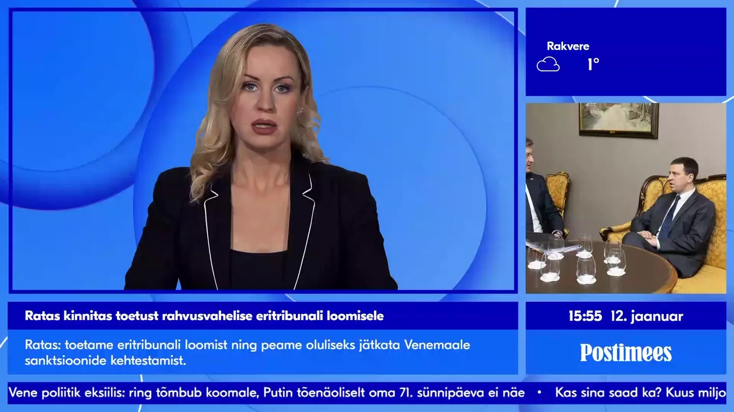 POSTIMEHE TELEUUDISED Ratas kinnitas toetust rahvusvahelise ...
