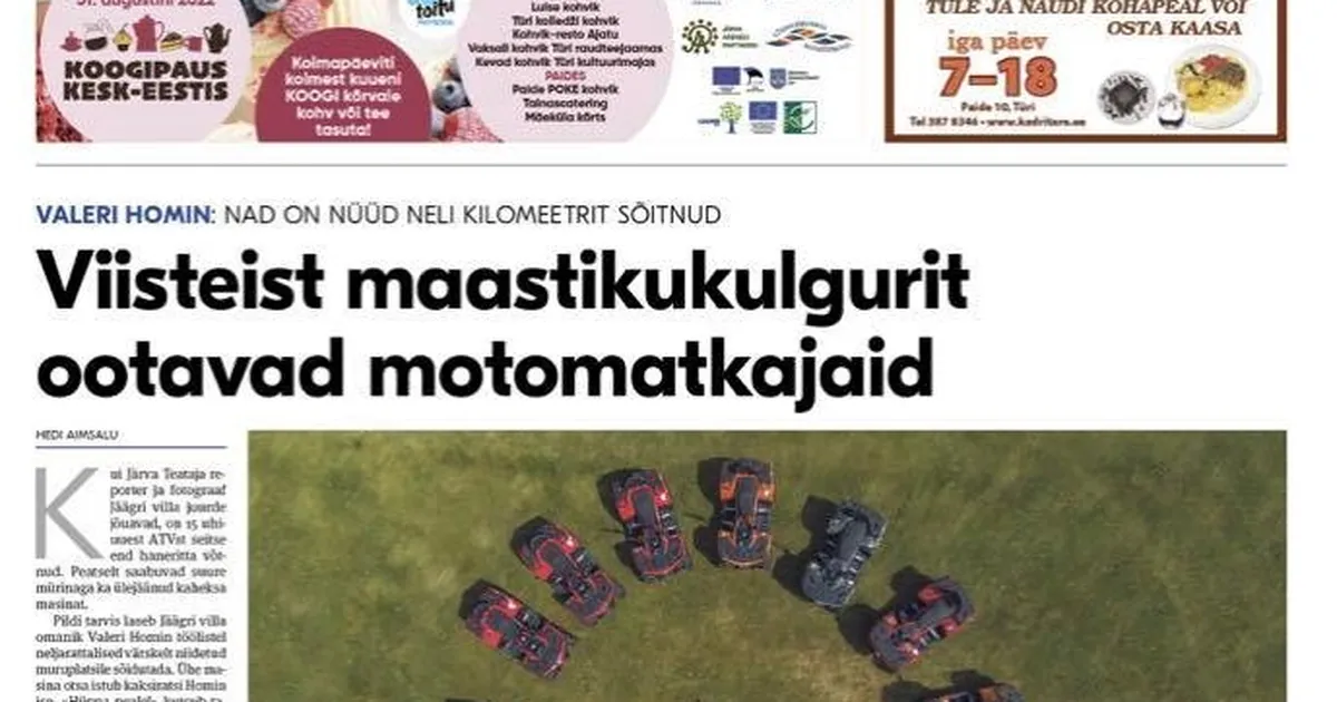 Laupäevase Järva Teataja tutvustus