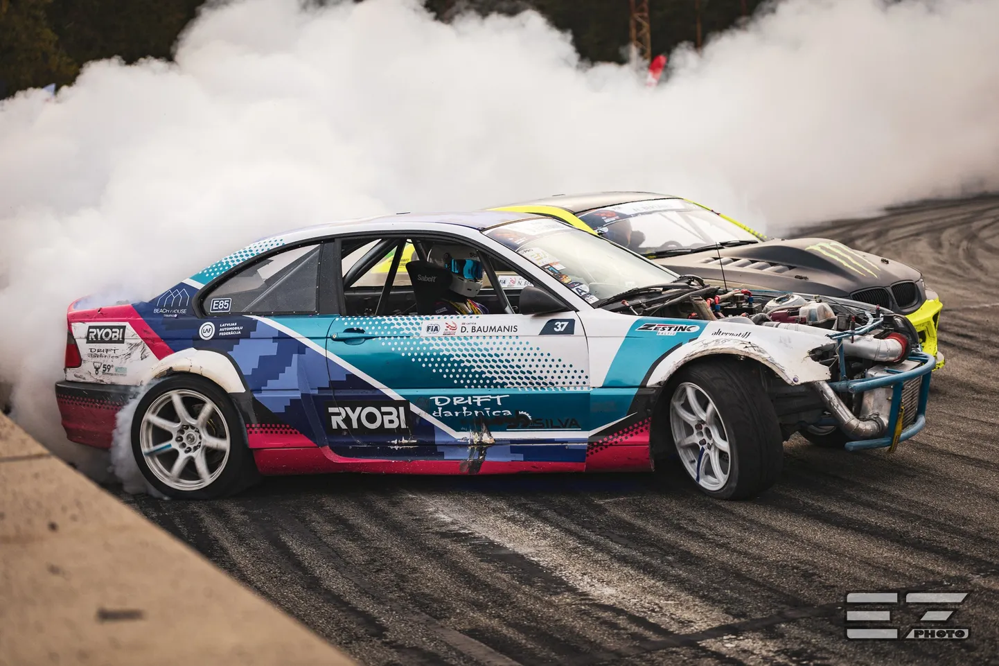 Latvijas jaunie talanti triumfē FIA Starpkontinentālajā drifta kausā Rīgā
