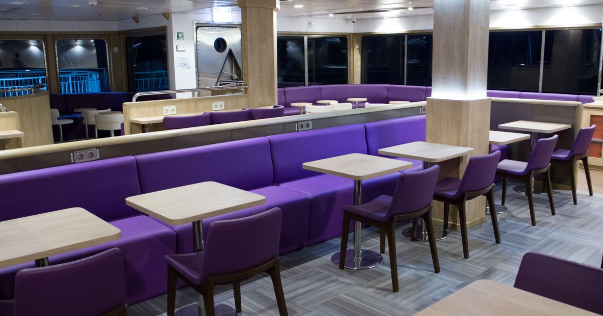 Галерея: как выглядит прибывший в Эстонию паром Leiger изнутри ...