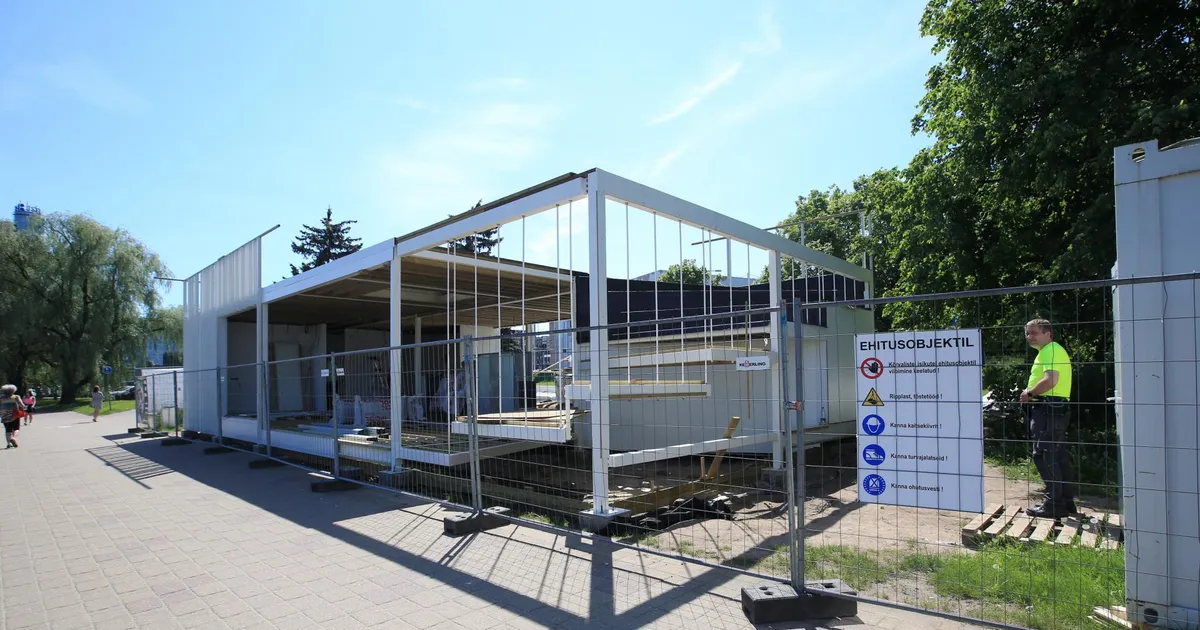 Emajõe-äärse restorani avamine lükkus kuu võrra edasi