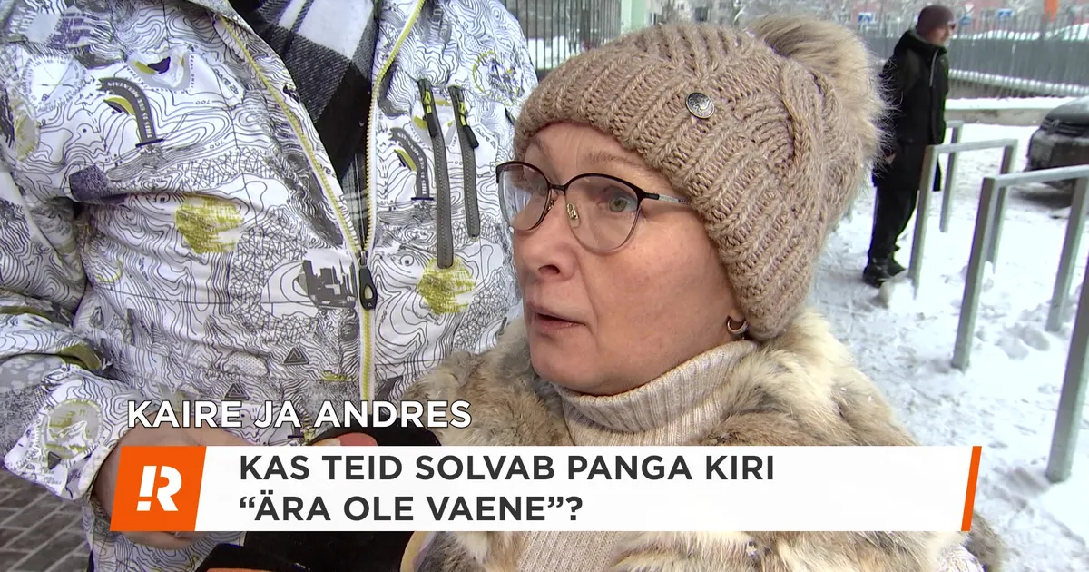 Mida tunneksite teie, kui pank ütleks teile, et ära ole vaene?