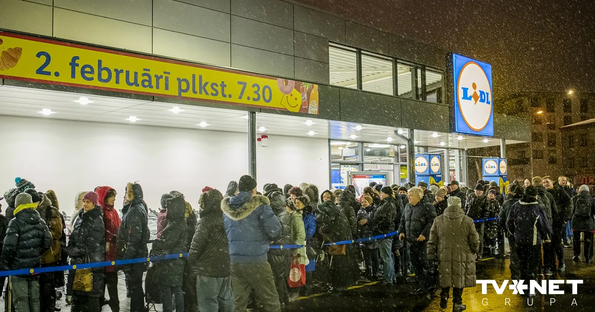 Ķengaragā atklāts plašākais "Lidl" veikals Latvijā