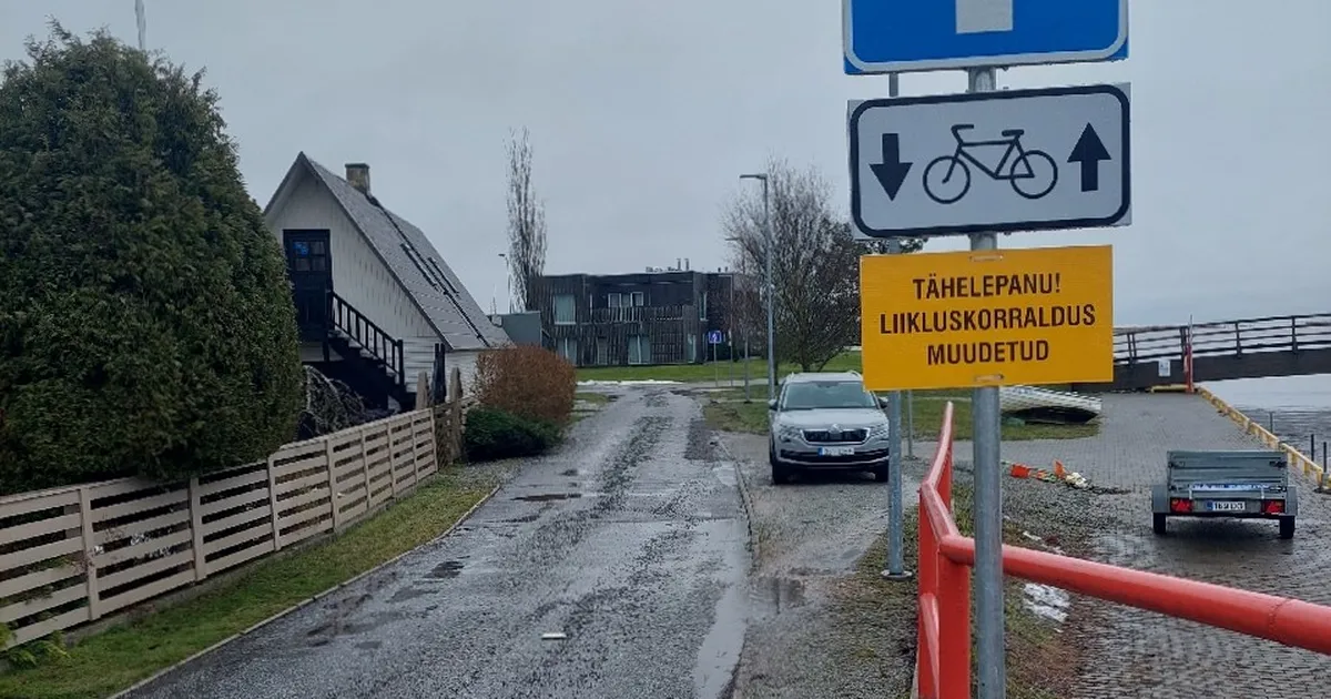 Kaluri teel hakkas kehtima uus liikluskorraldus