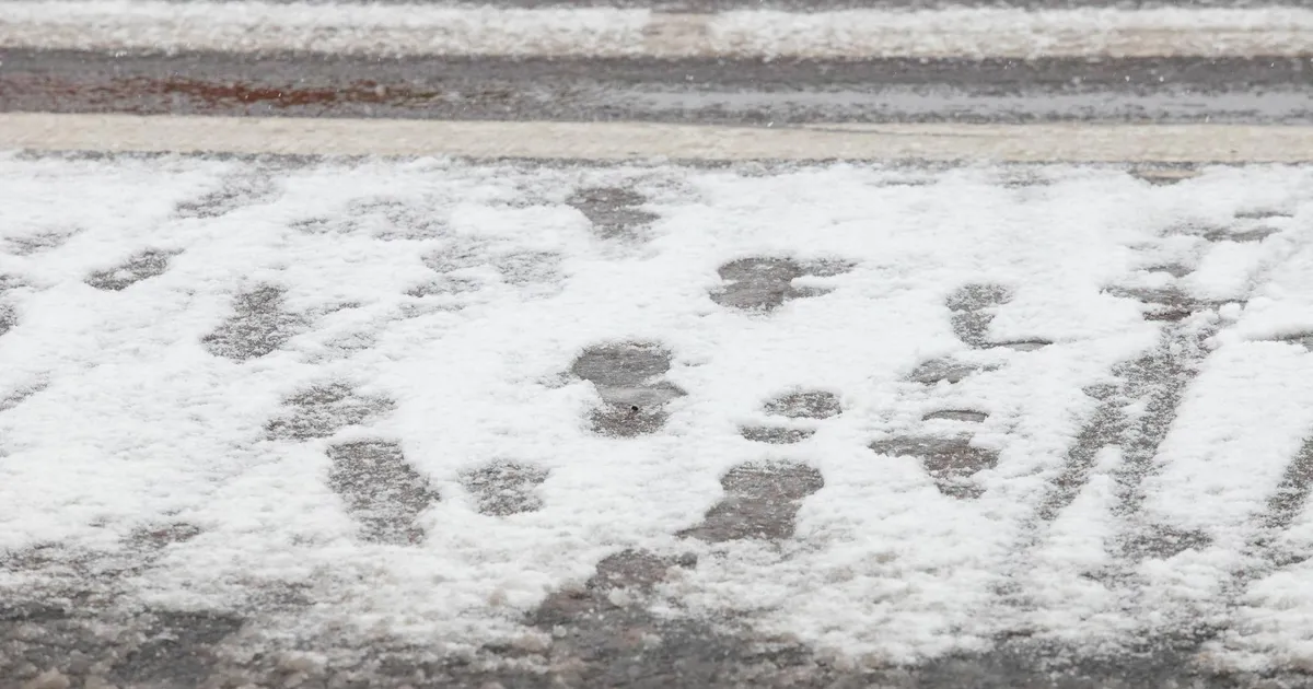 Libedus põhjustas esimesi valusaid kukkumisi