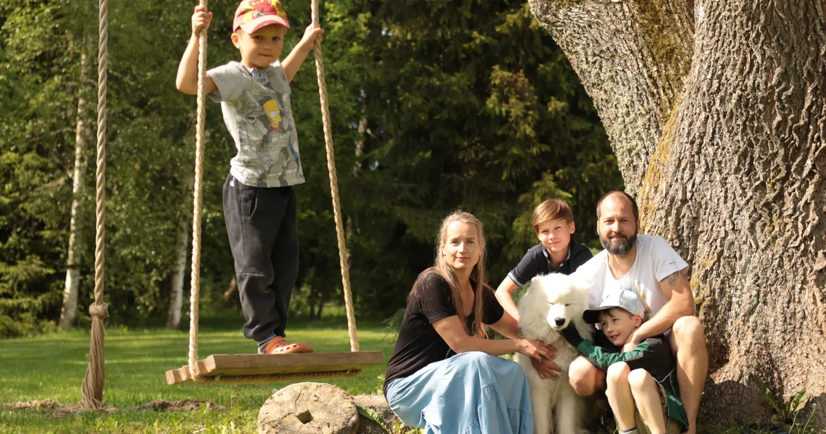 Perekond Mättas: suurim boonus on Valma küla lasterikkus ja Kalmetu ...