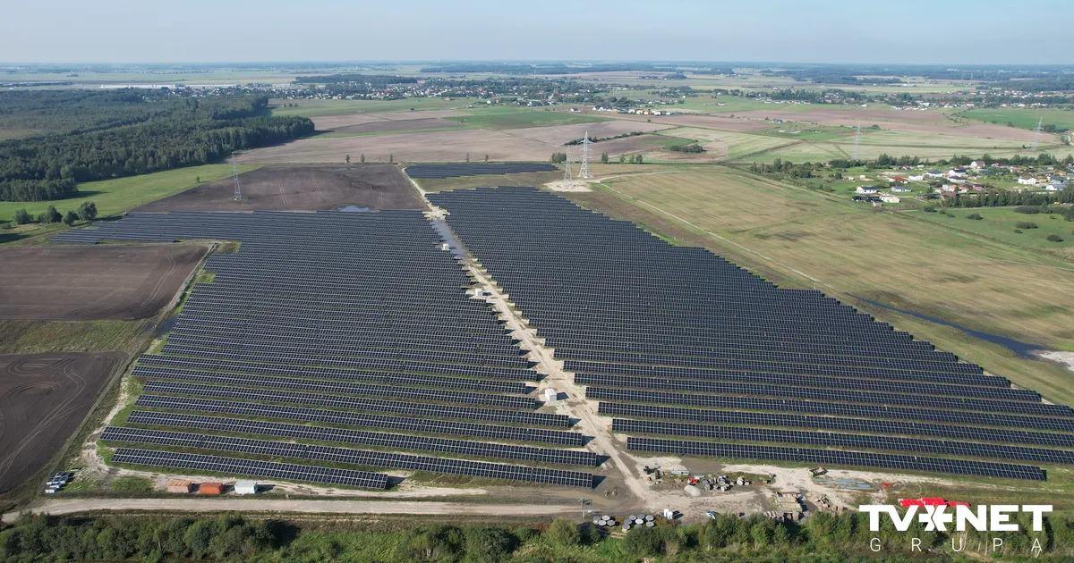 Elektrum atklāj Lietuvā lielāko saules enerģijas parku
