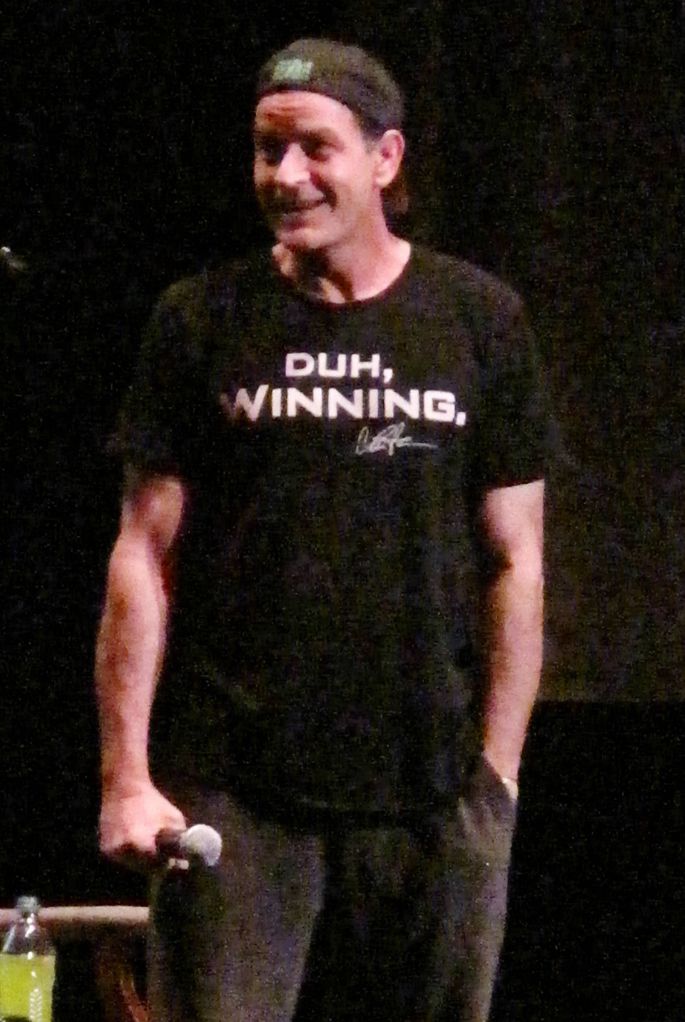 Charlie Sheen Duh Winning Gif