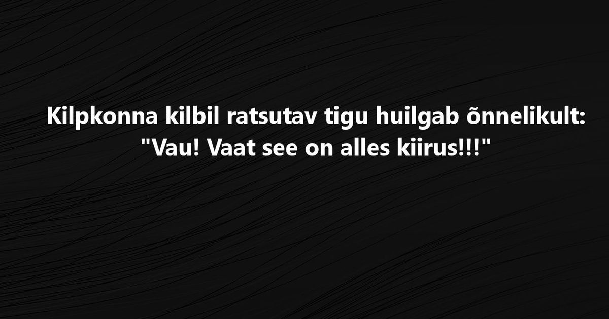 Kilpkonna kilbil ratsutav tigu