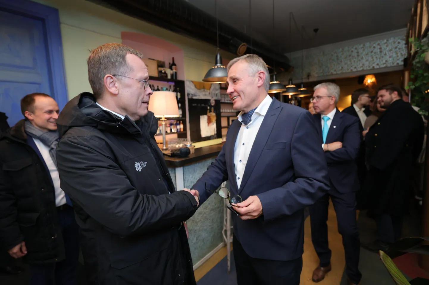 Urmas Klaas jõudis võiduka Isamaa valimispeole