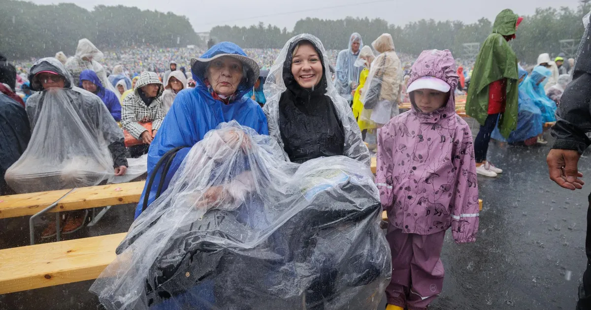 FOTO Keskkonnaagentuur: just nii palju vihma sadas laulupeo jooksul maha