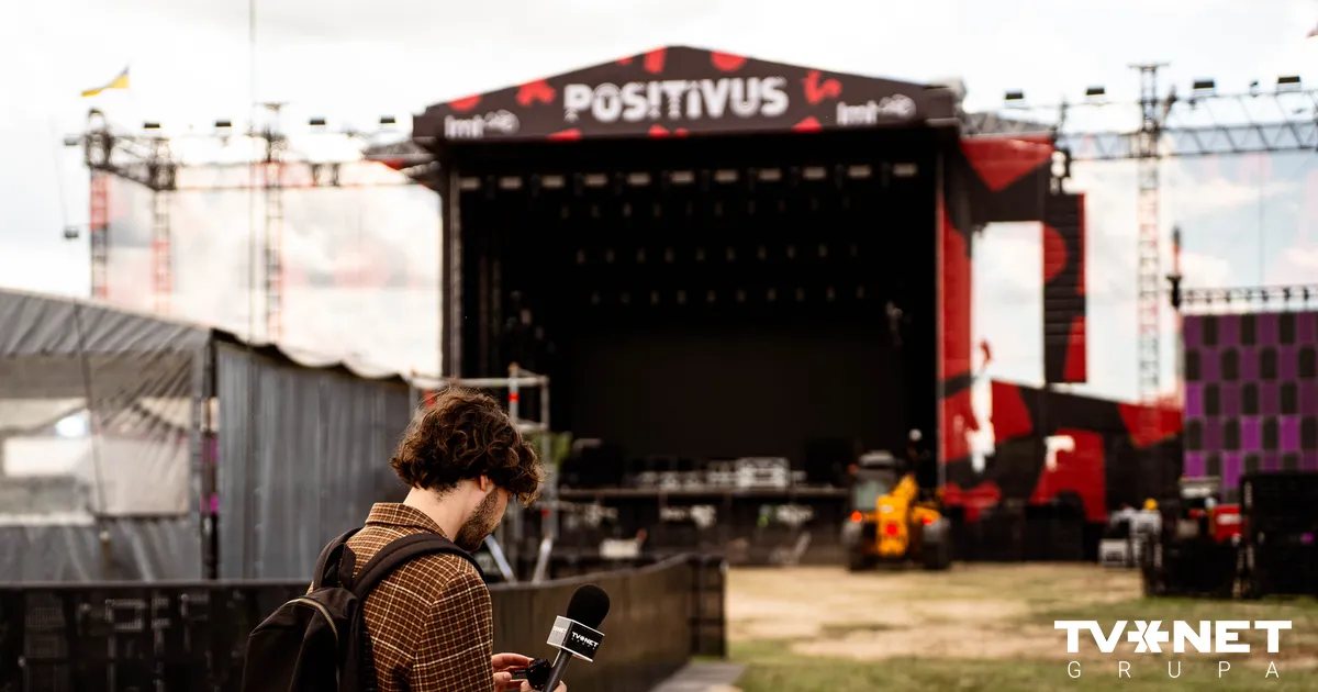 ФОТО, ВИДЕО За день до открытия: как Луцавсала готовится к Positivus 2024