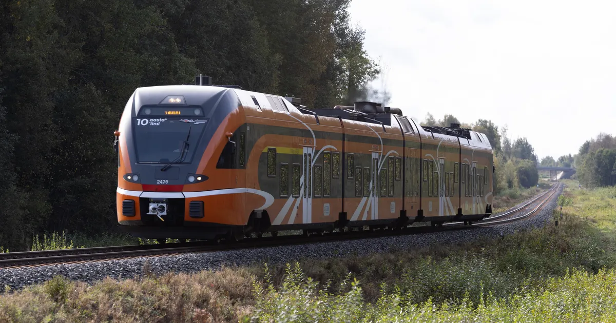 Tartu-Riga train line expected to start operating next year
