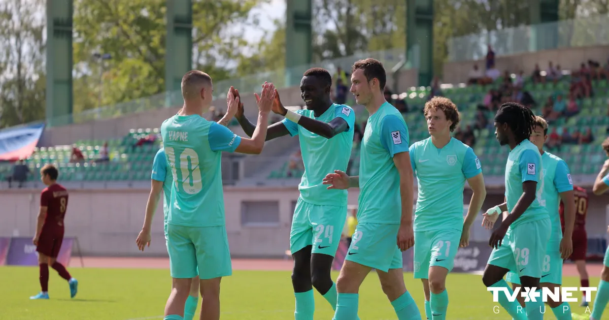 VIDEO "Valmiera", "Auda", "Riga" un RFS izcīna uzvaras virslīgas mačos