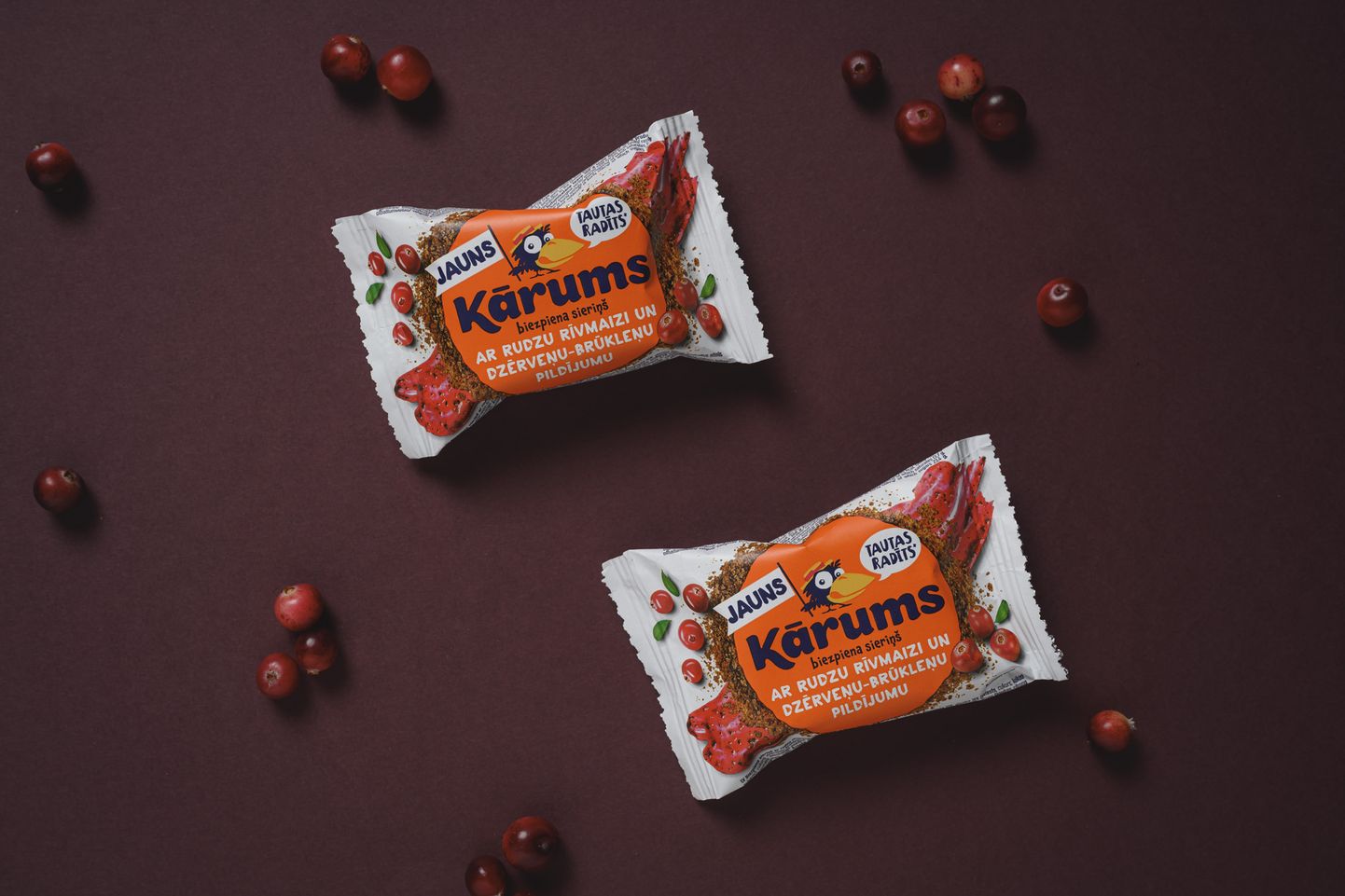 В продажу поступил новый творожный сырок Kārums, созданный народом Латвии