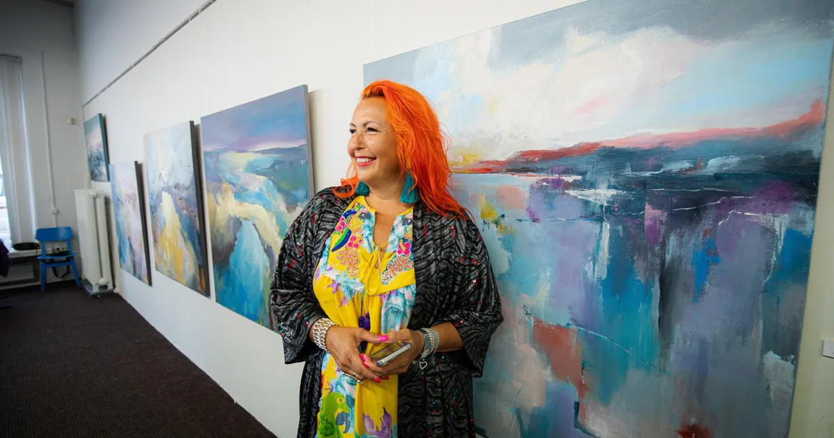 Taeva ja maa värviküllane suudlus