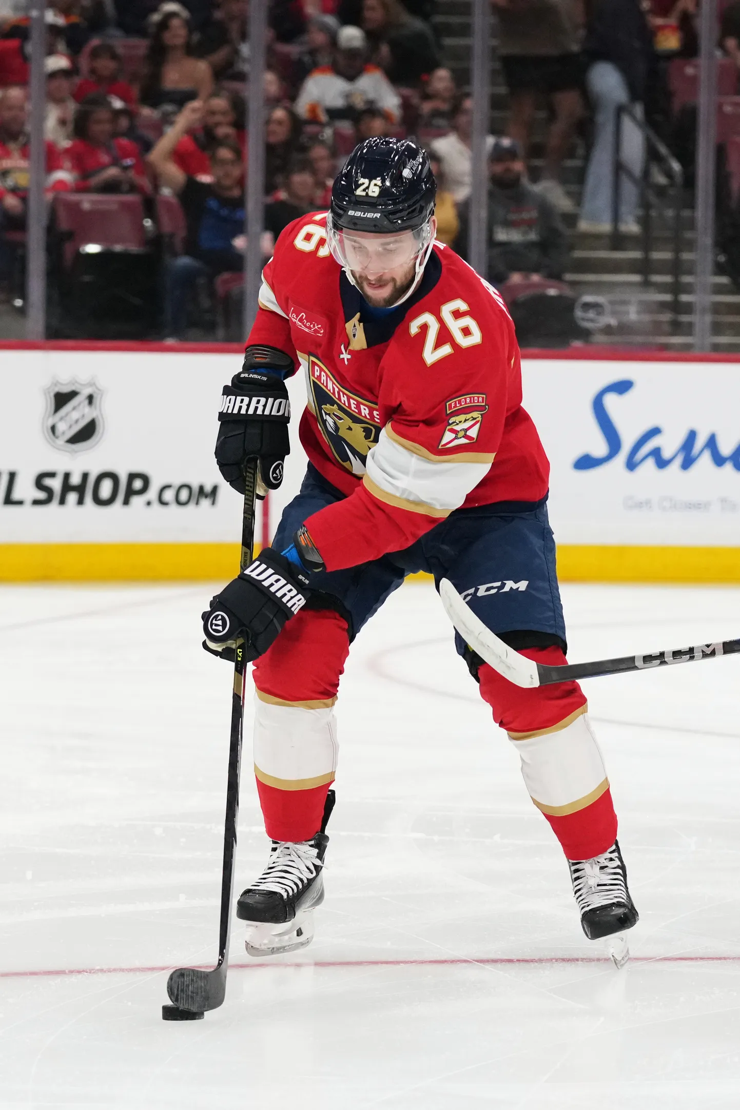 Balinskis rezultatīvs "Panthers" uzvarā pār "Canucks" NHL spēlē