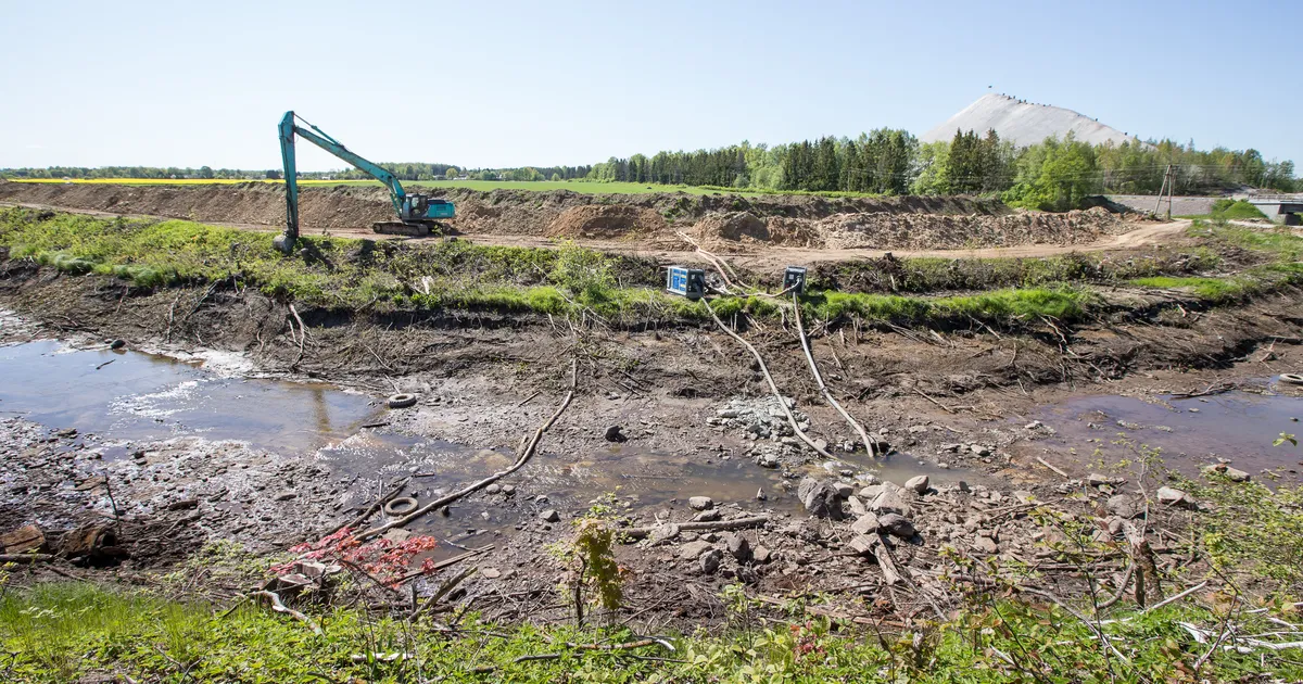 Purtse jõe puhastamine jõudis Purtse jõeni