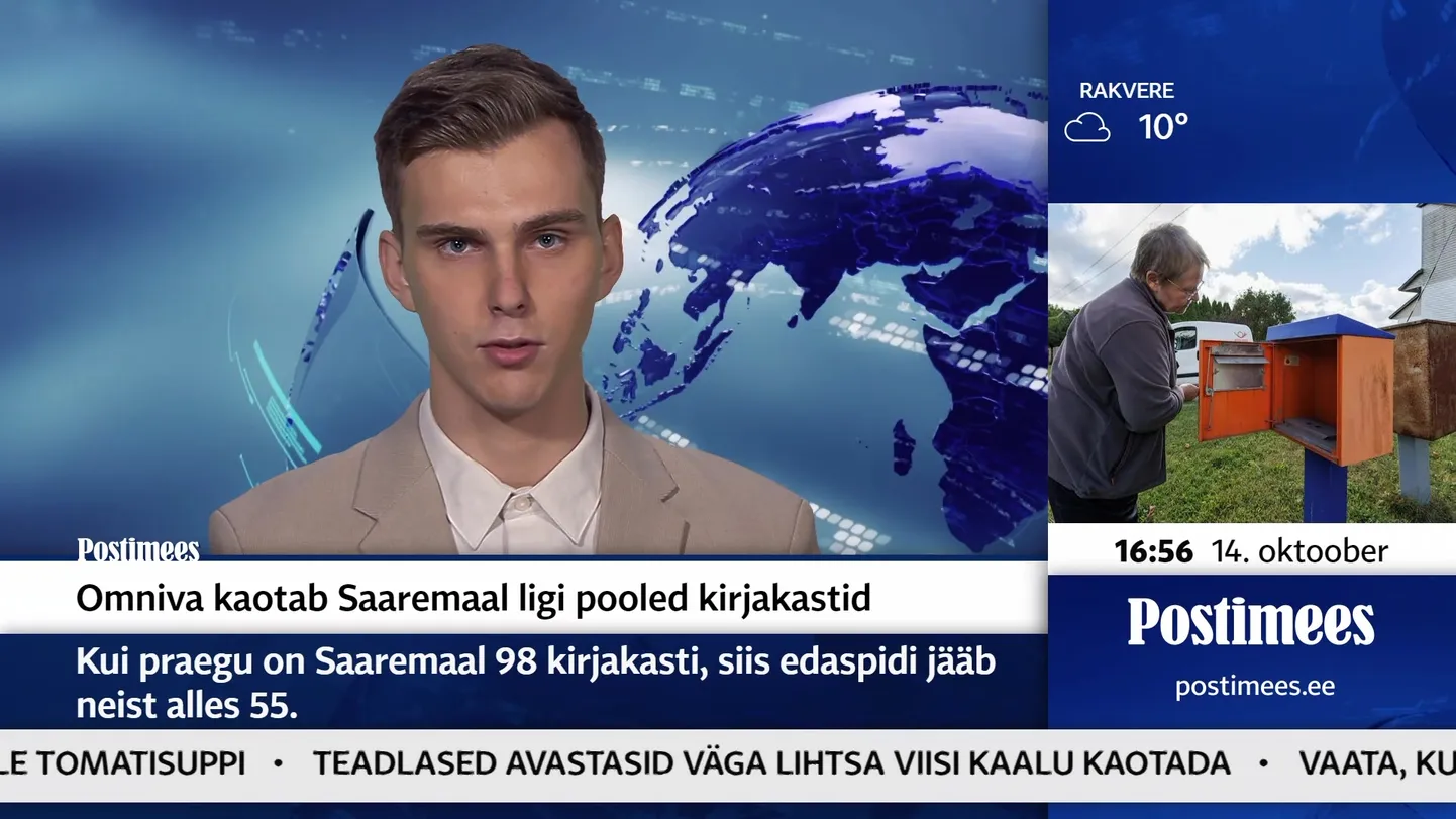 POSTIMEHE TELEUUDISED Omniva kaotab Saaremaal ligi pooled kirjakastid