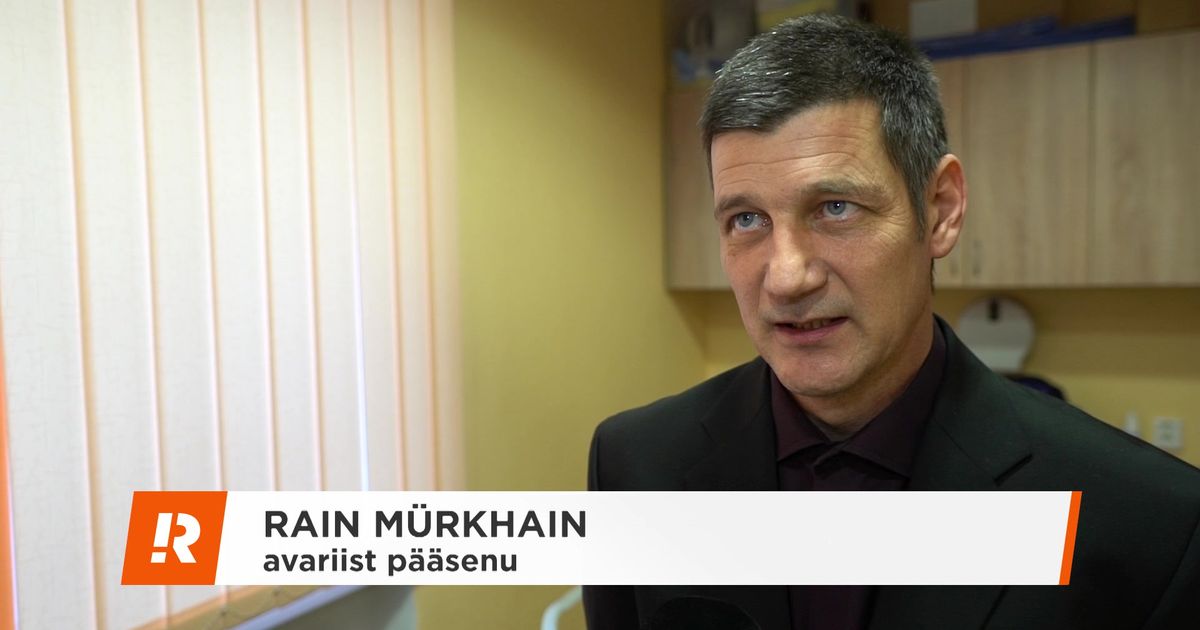 Reporter: Mees tänas meedikuid oma elu päästmise eest