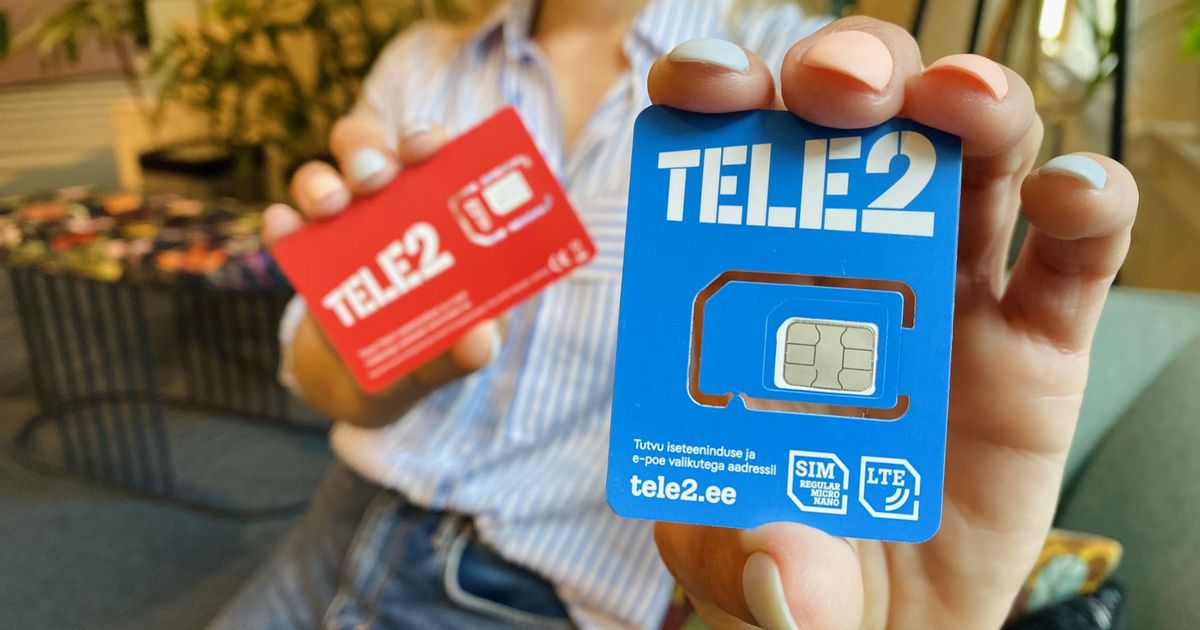 Tele2 vähendab SIM-kaardi suurust poole võrra