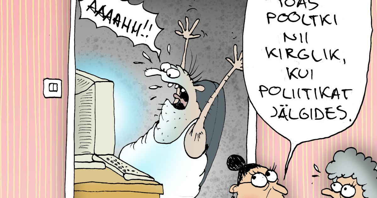 Päeva karikatuur: poliitiline erutus