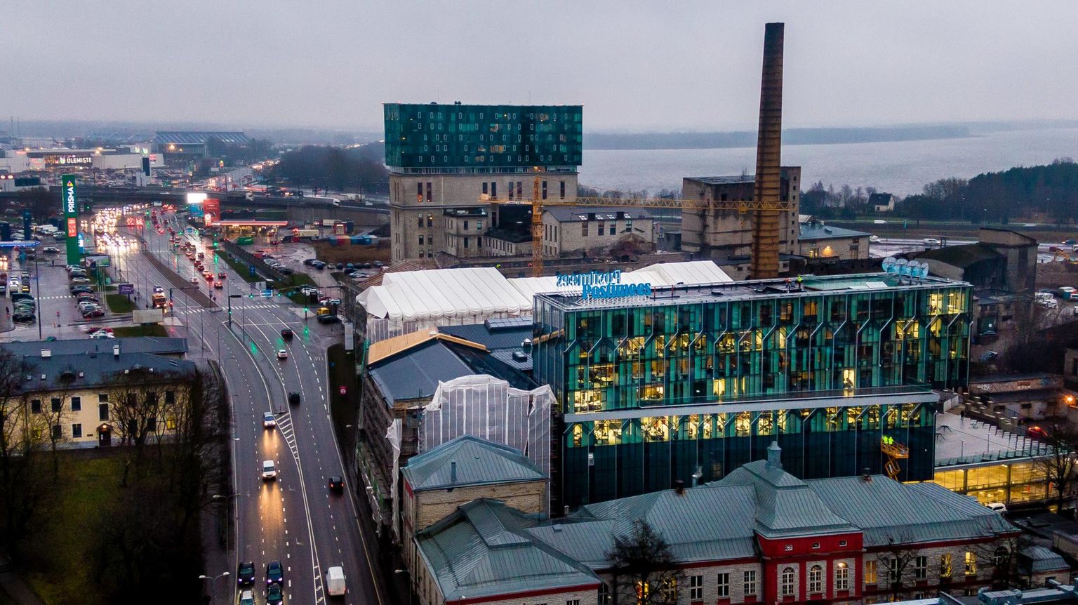 PILDID Fahle Pargi katlamaja korstnast saab Tallinna uus vaatetorn