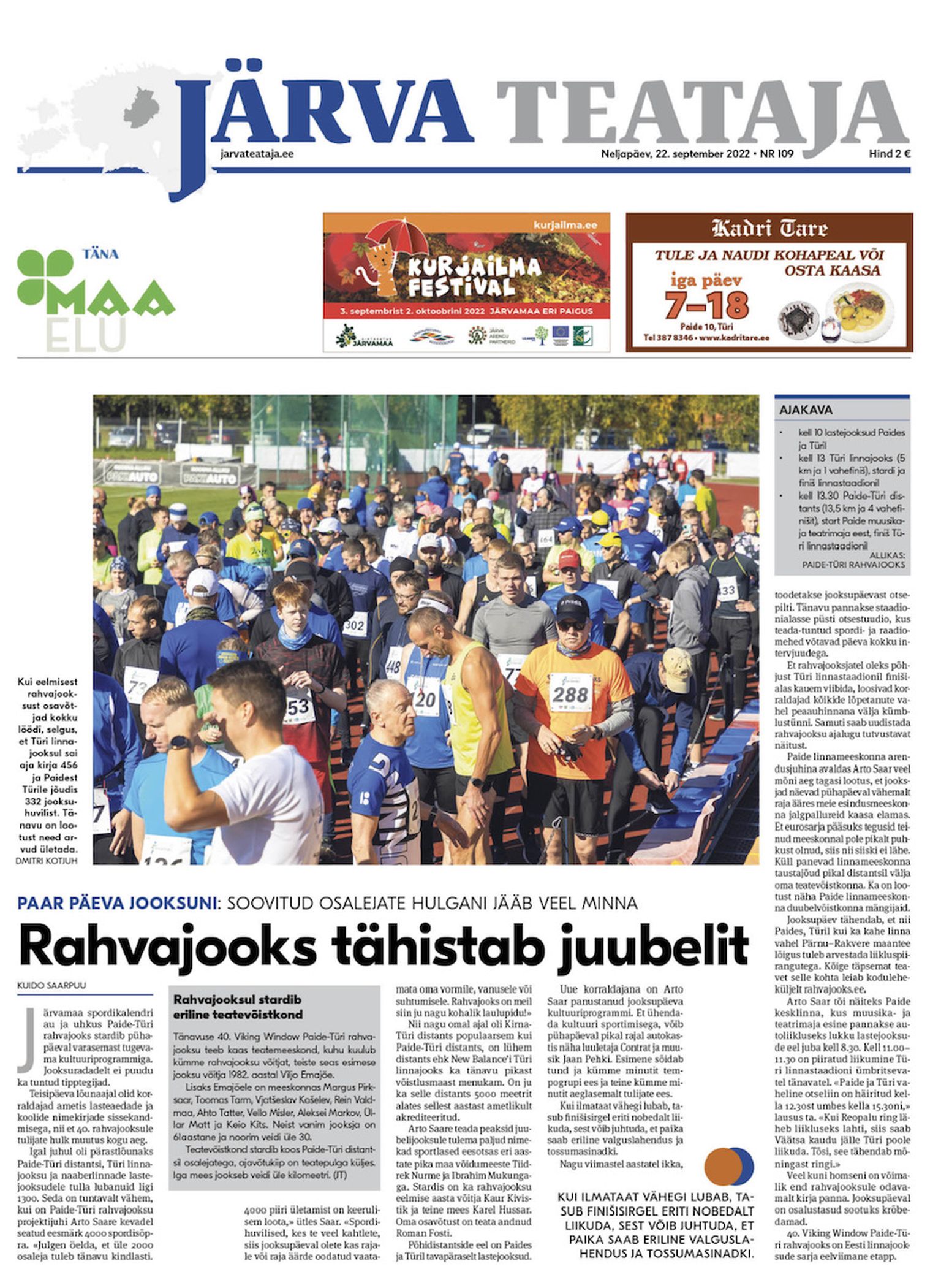 Neljapäevase Järva Teataja tutvustus