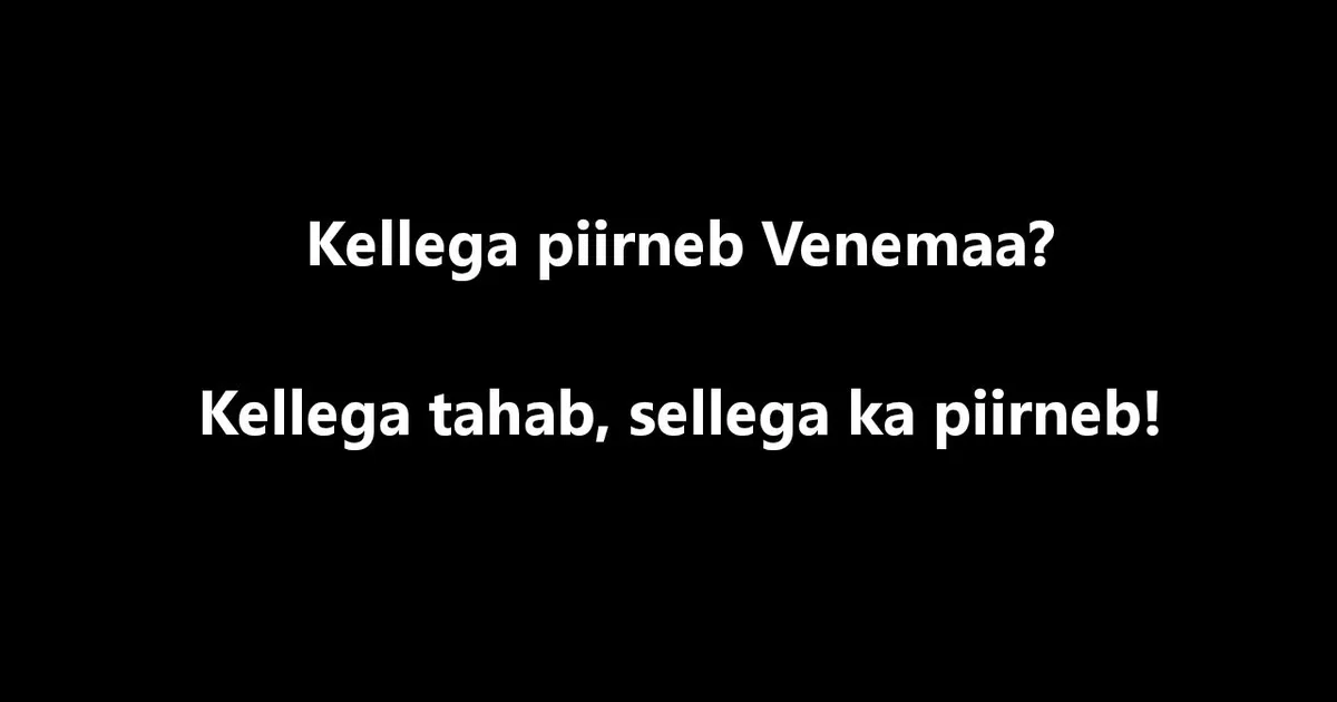 Kellega piirneb Venemaa?