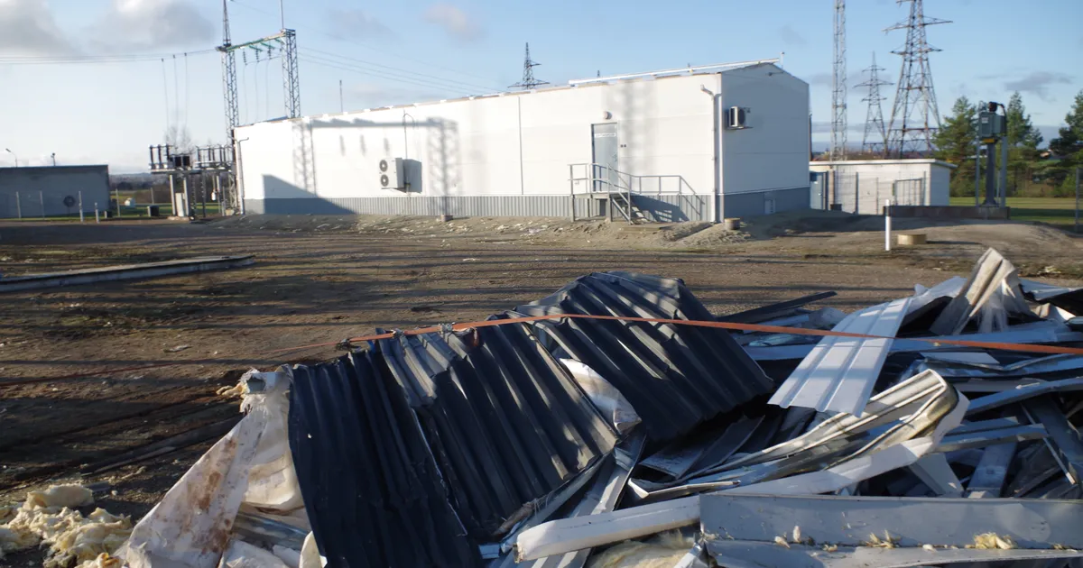 Elering kinnitas: Võru alajaama katus ei olnud ehitatud projektile ...