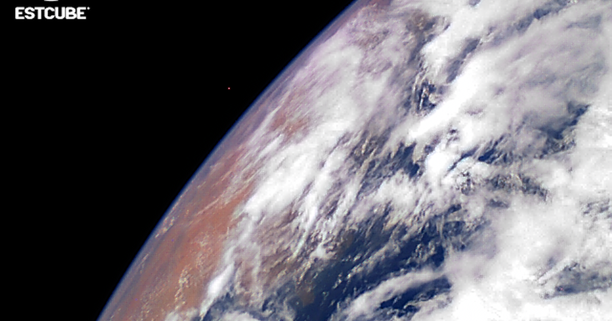 Estonian satellite EstCube-1 sends first picture of Earth