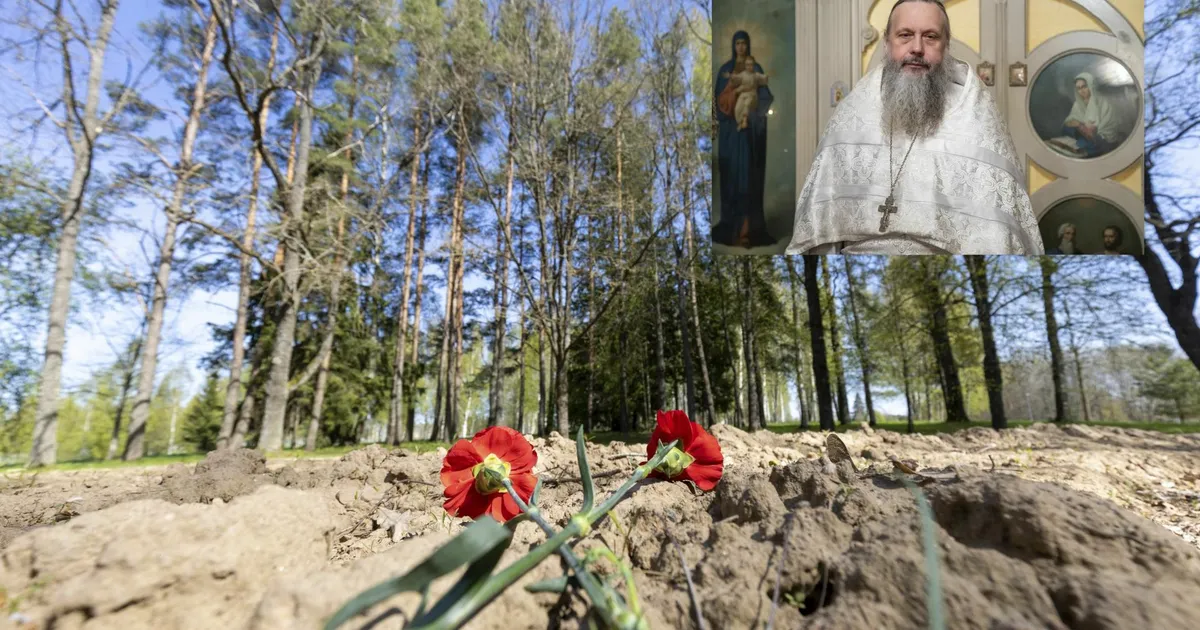 Õigeusu kiriku preester korraldas punamonumendi aseme kohal mälestusriituse