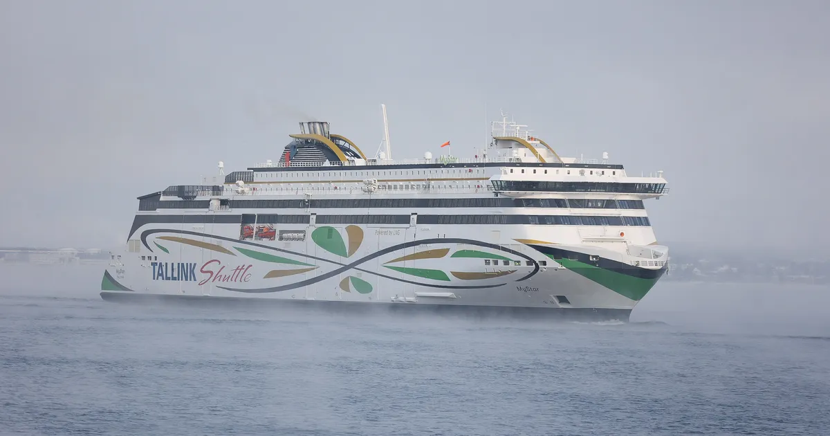 Tallinki laev MyStar riivas Tallinnast väljumisel kaid