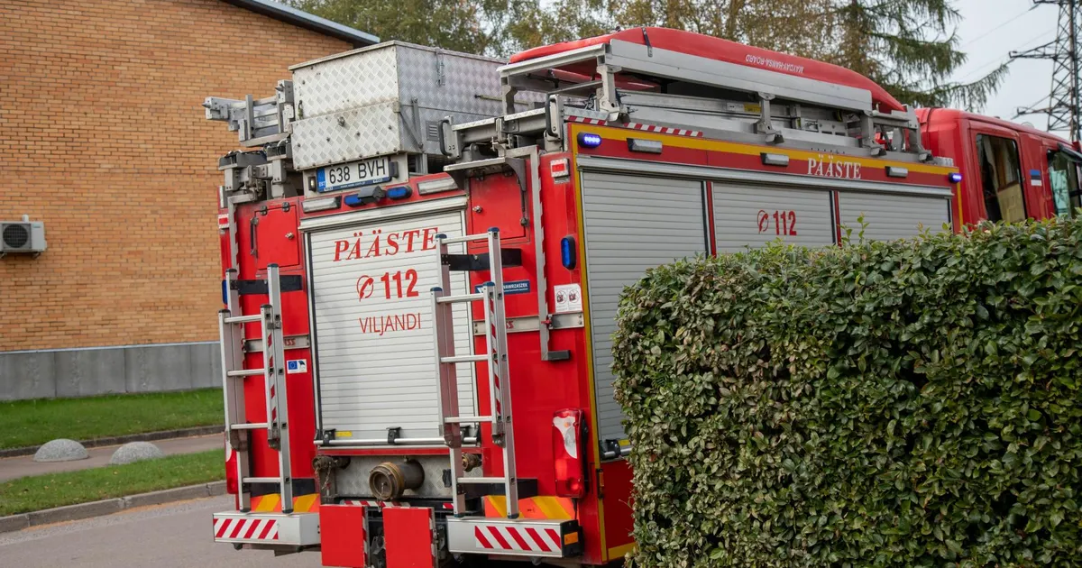 Sillamäel hukkus korteripõlengus vanem mees