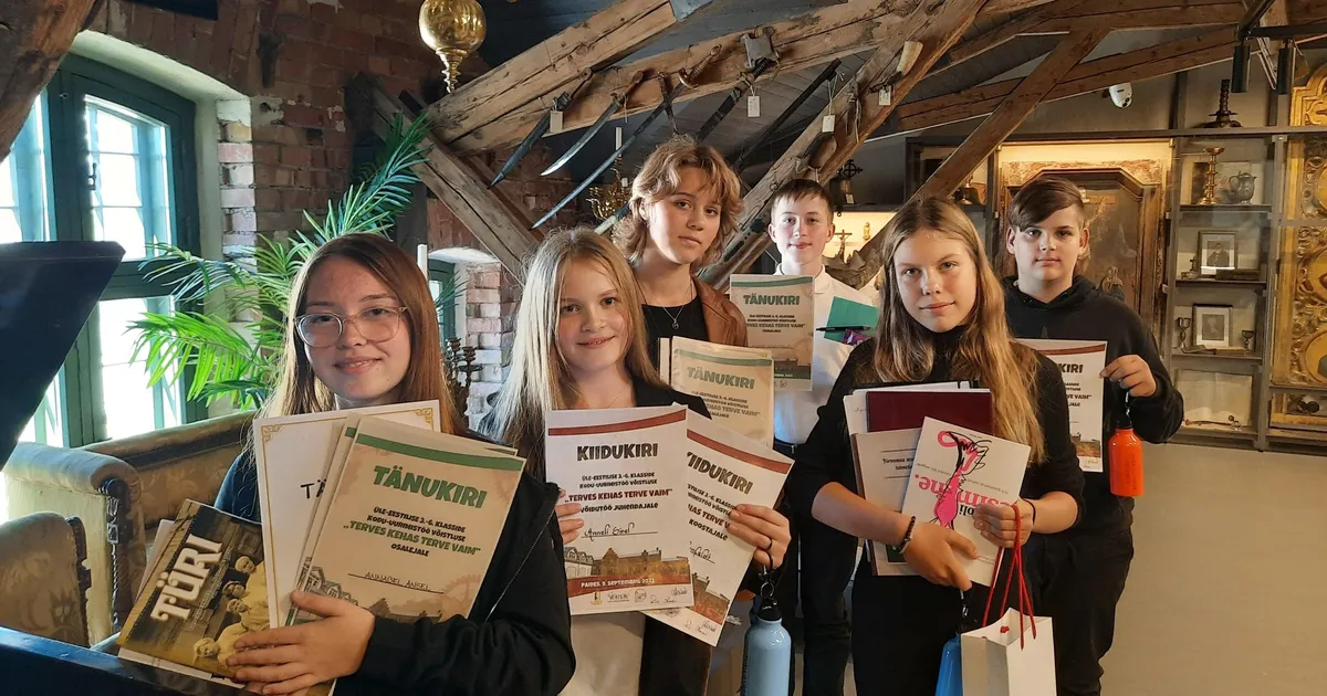 Hariduse kooli õpilased tõid Paidest hulga preemiaid