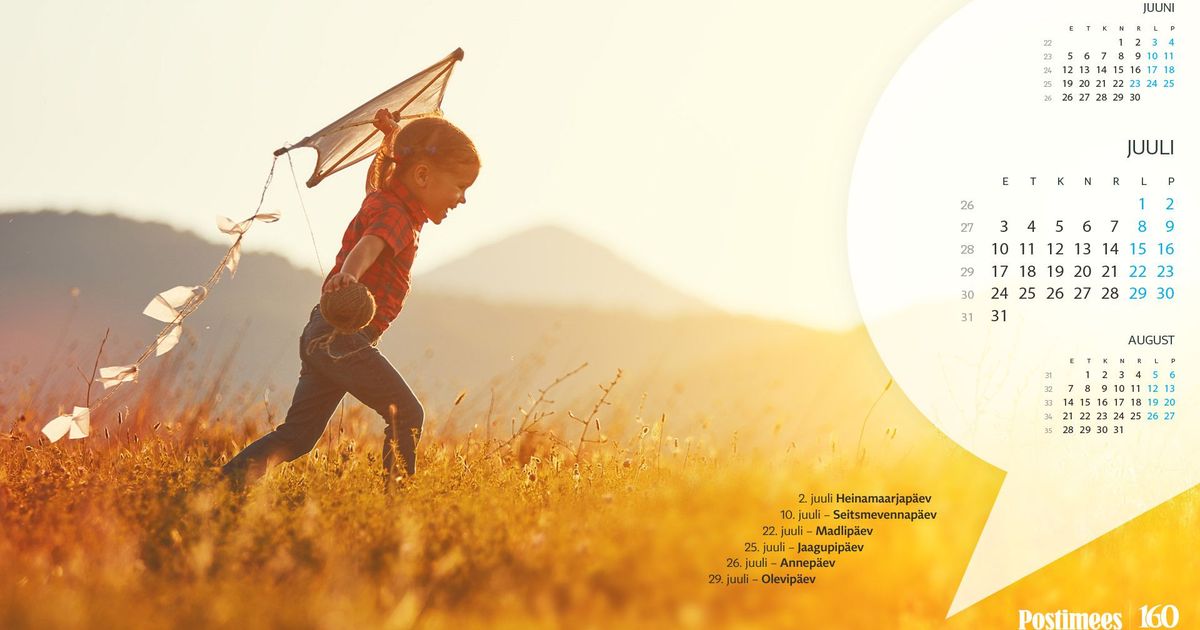 Juulikuu kalender - Kalender - Postimees: Värsked uudised Eestist ja ...