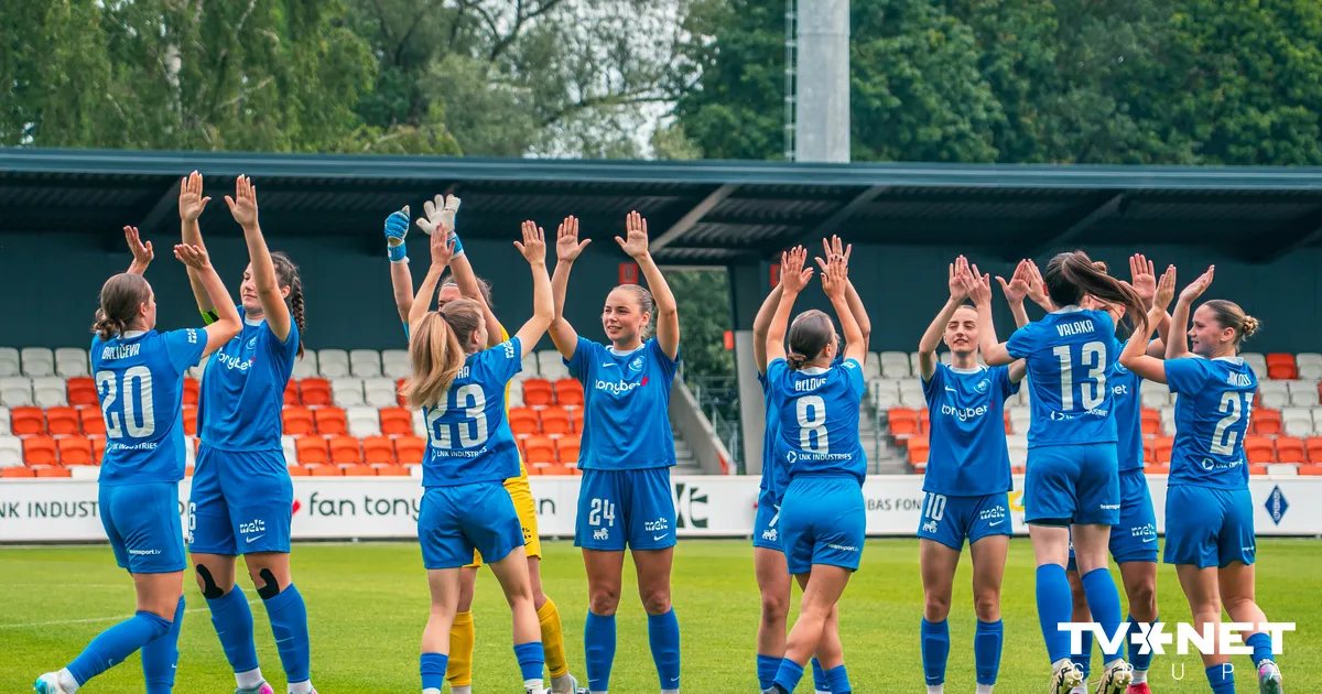 Футболистки RFS разгромили соперниц в матче чемпионата Латвии