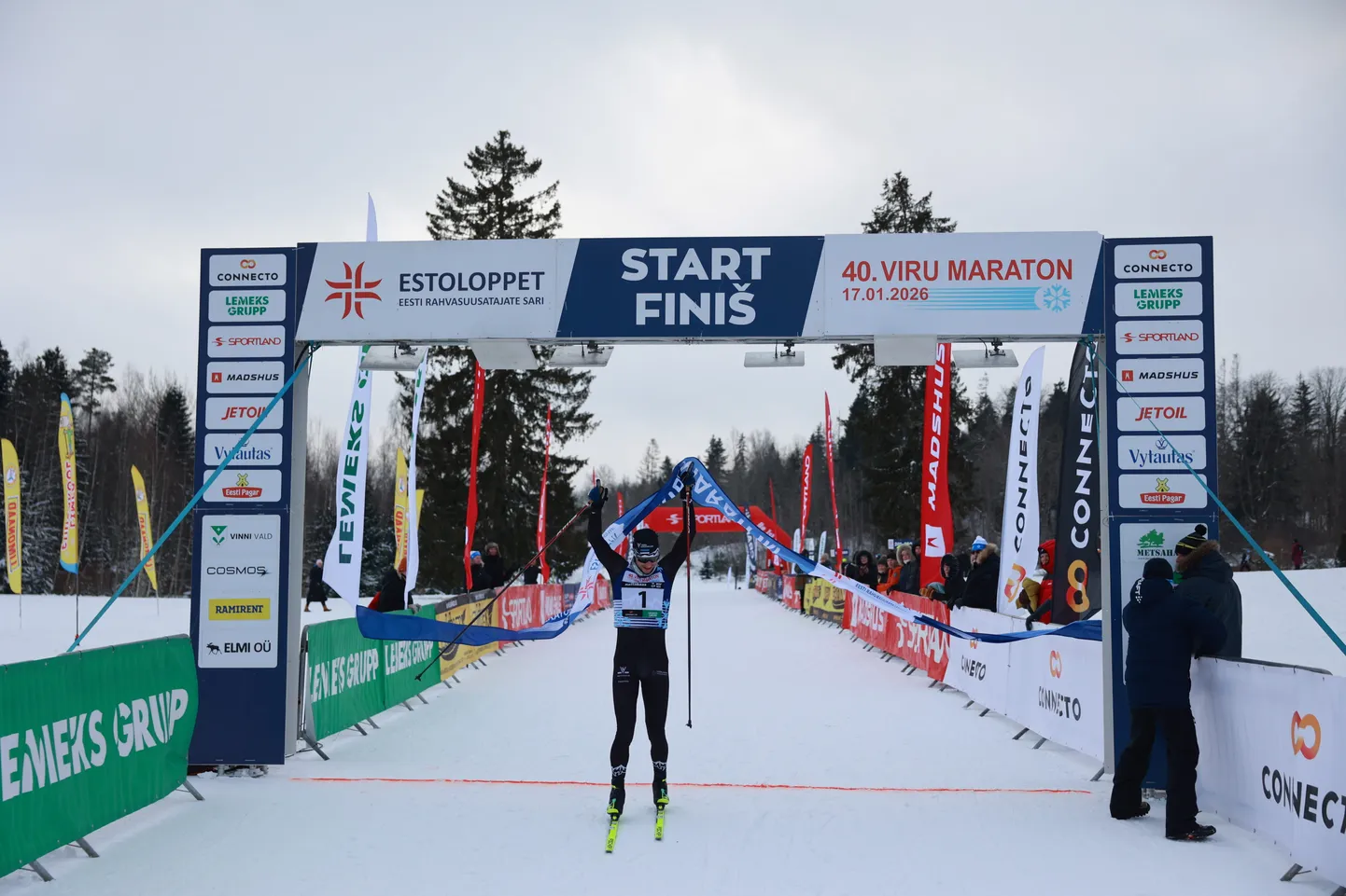 Soolosõitu teinud Võru suusamees võitis Viru juubelimaratoni