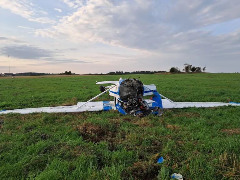 Voka lähedal kukkus alla Hendrik Aguri lennuk