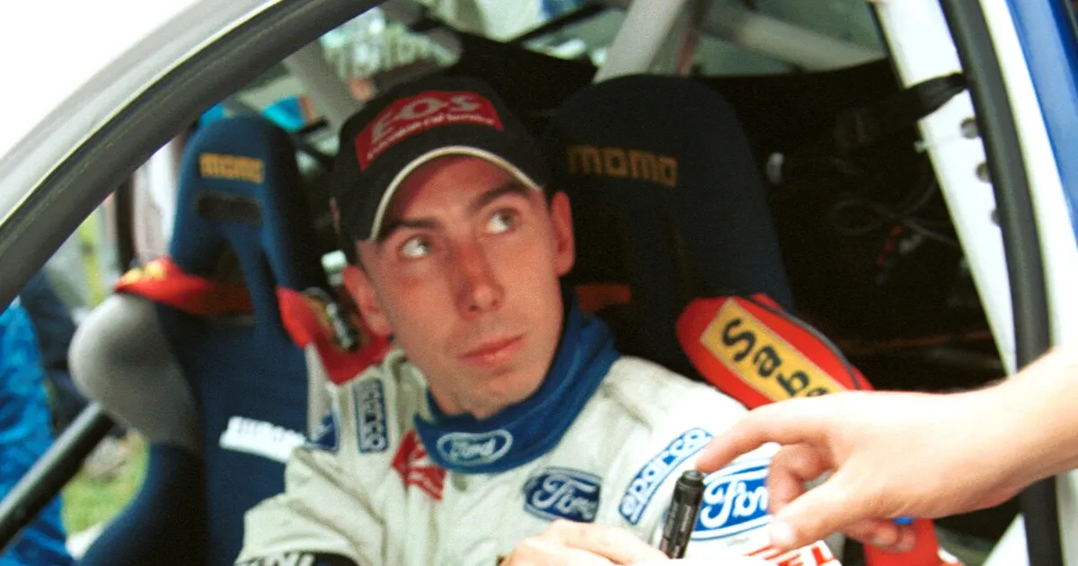 Markko Märtin istub USA motofestivalil legendaarse ralliauto rooli