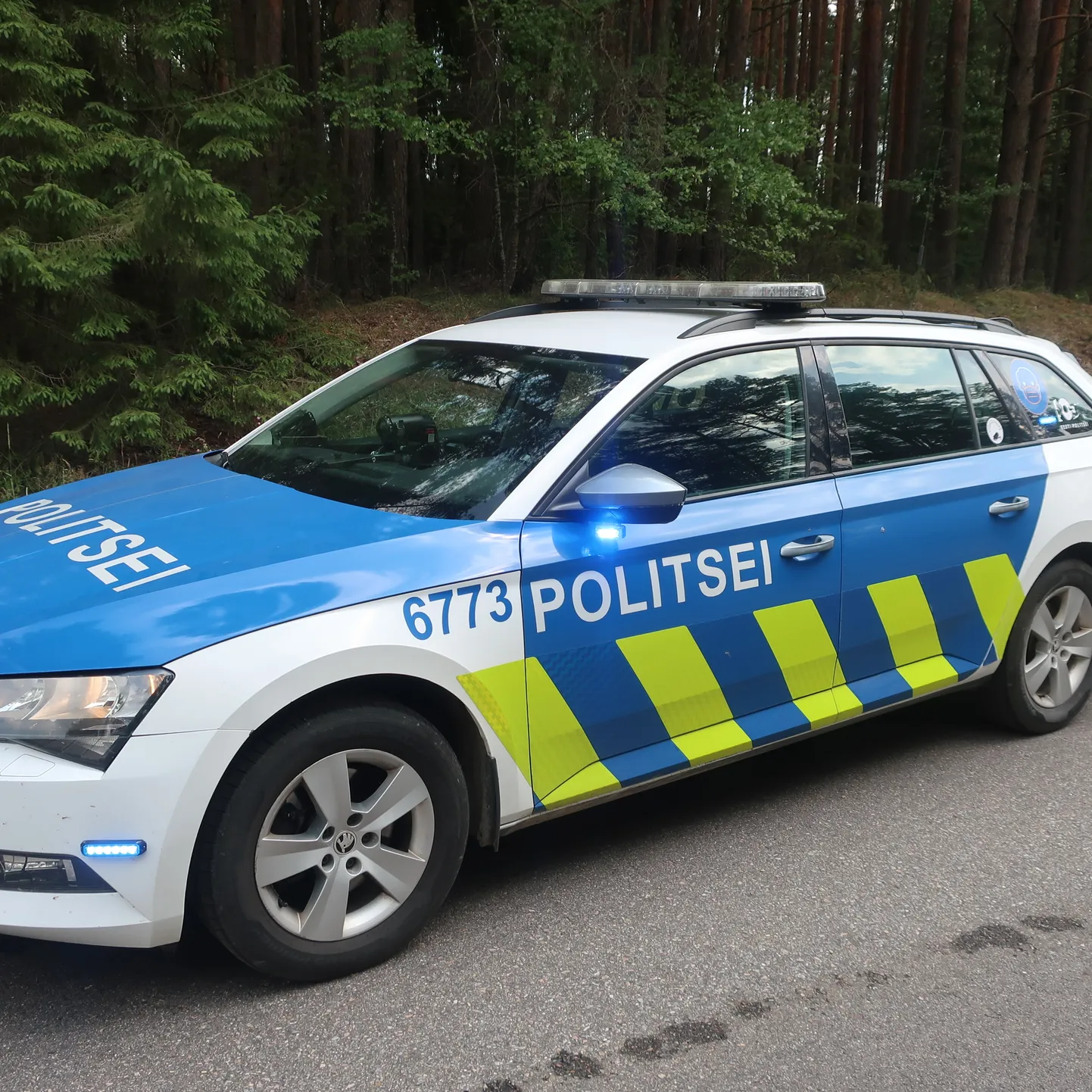 Põlvamaal sõitis sõiduauto aeda sisse