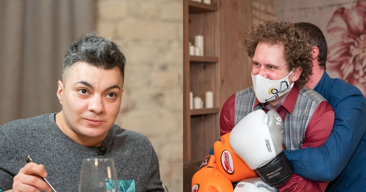 VIDEO Boksere Agnese Boža vakariņu šovā liek dalībniekiem mesties īpaši ...