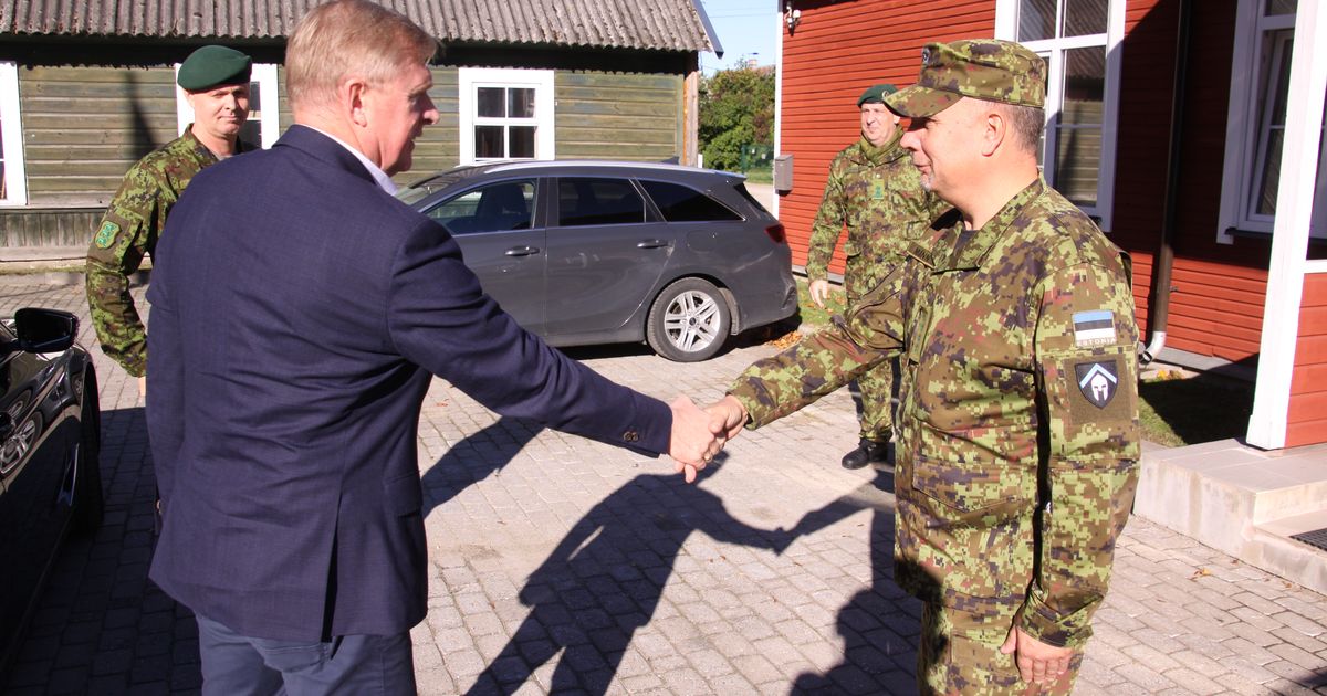 Kaitseminister Kalle Laanet külastas Kaitseliidu Järva malevat