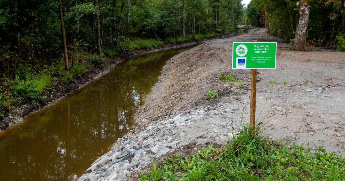 Unguma jõgi läbib uuenduskuuri