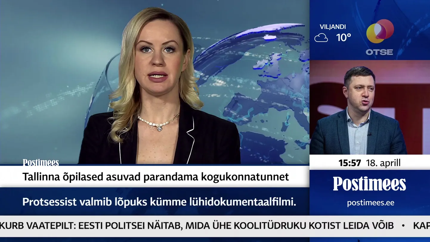 POSTIMEHE TELEUUDISED Tallinna õpilased asuvad parandama kogukonnatunnet